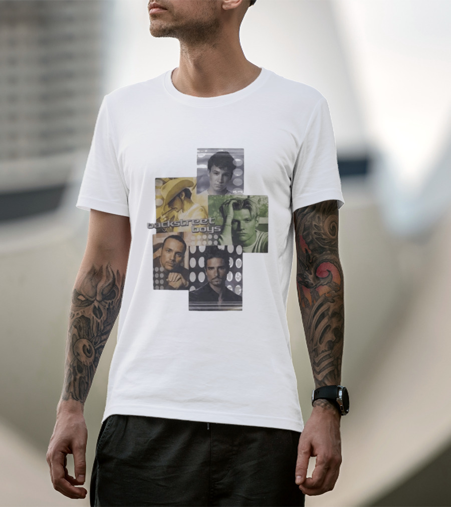 Backstreet Boys Vintage 2000s Collage Retro Aesthetic T-Shirt