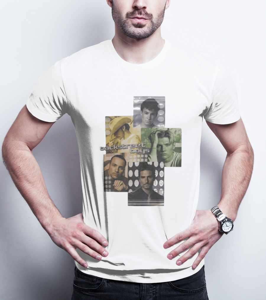 Backstreet Boys Vintage 2000s Collage Retro Aesthetic T-Shirt