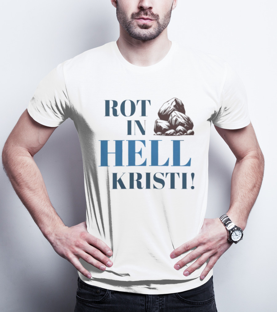 RIP Cricket Rot In Hell Kristi Noem Rocks T-Shirt