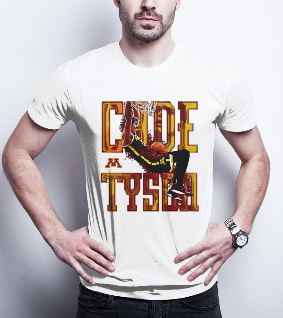 Cade Tyson Minnesota Basketball Dunk NCAA 2026 T-Shirt