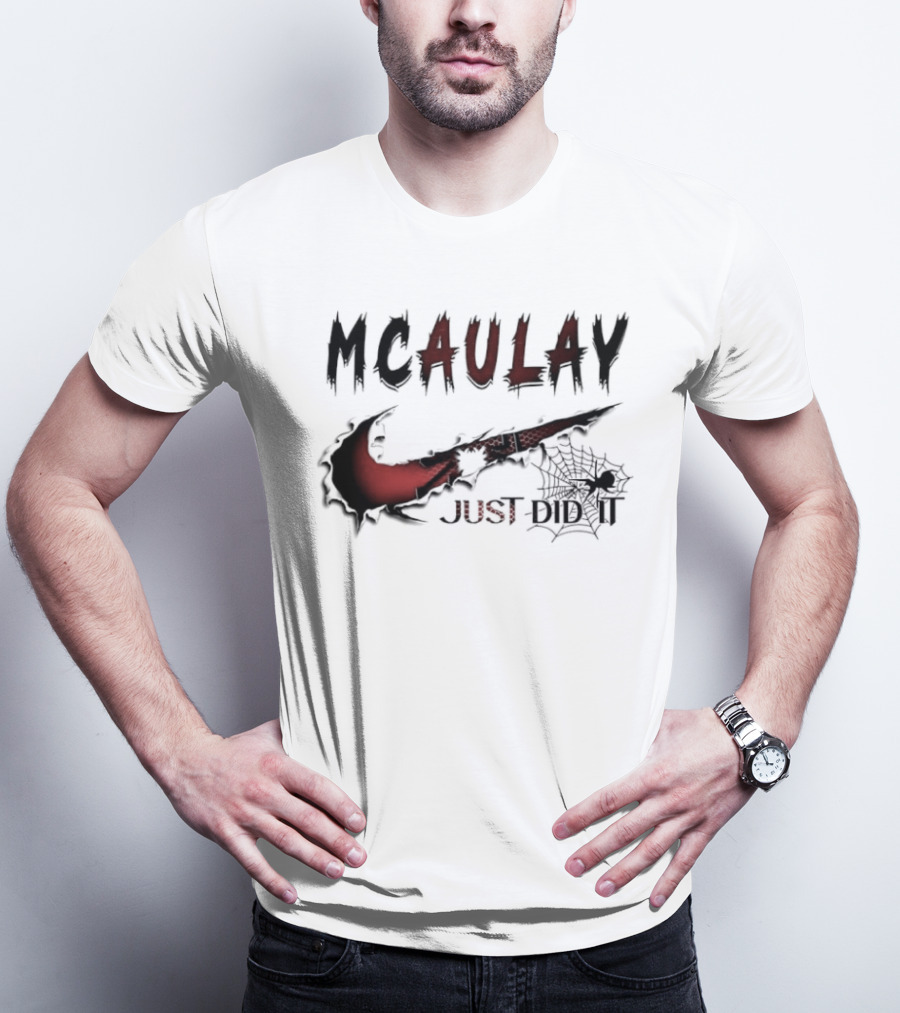 Mcaulay Just Do It Spider Web Swoosh T-Shirt