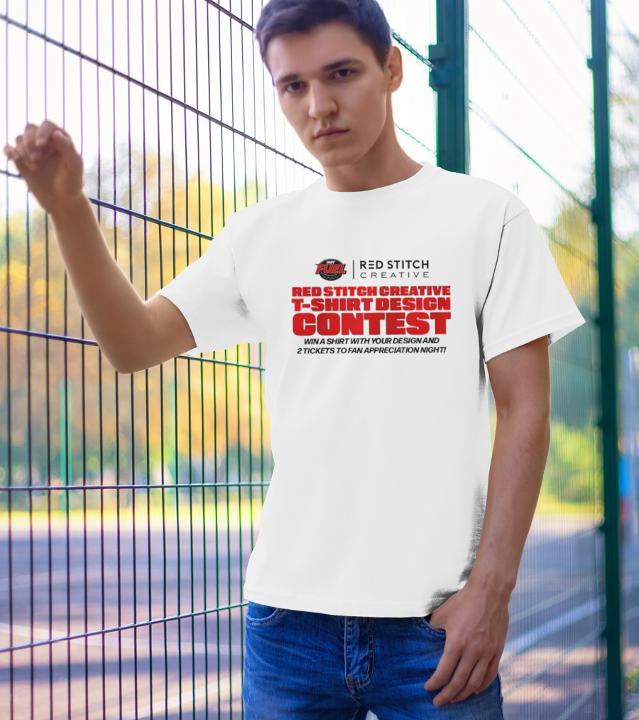 Fuel Red Stitch Creative Contest Win Fan Appreciation Night Tickets T-Shirt
