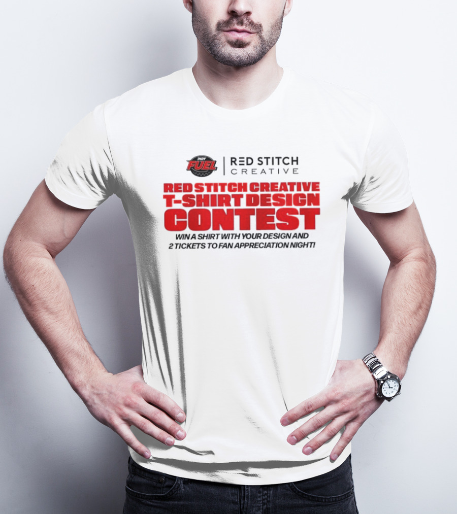 Fuel Red Stitch Creative Contest Win Fan Appreciation Night Tickets T-Shirt