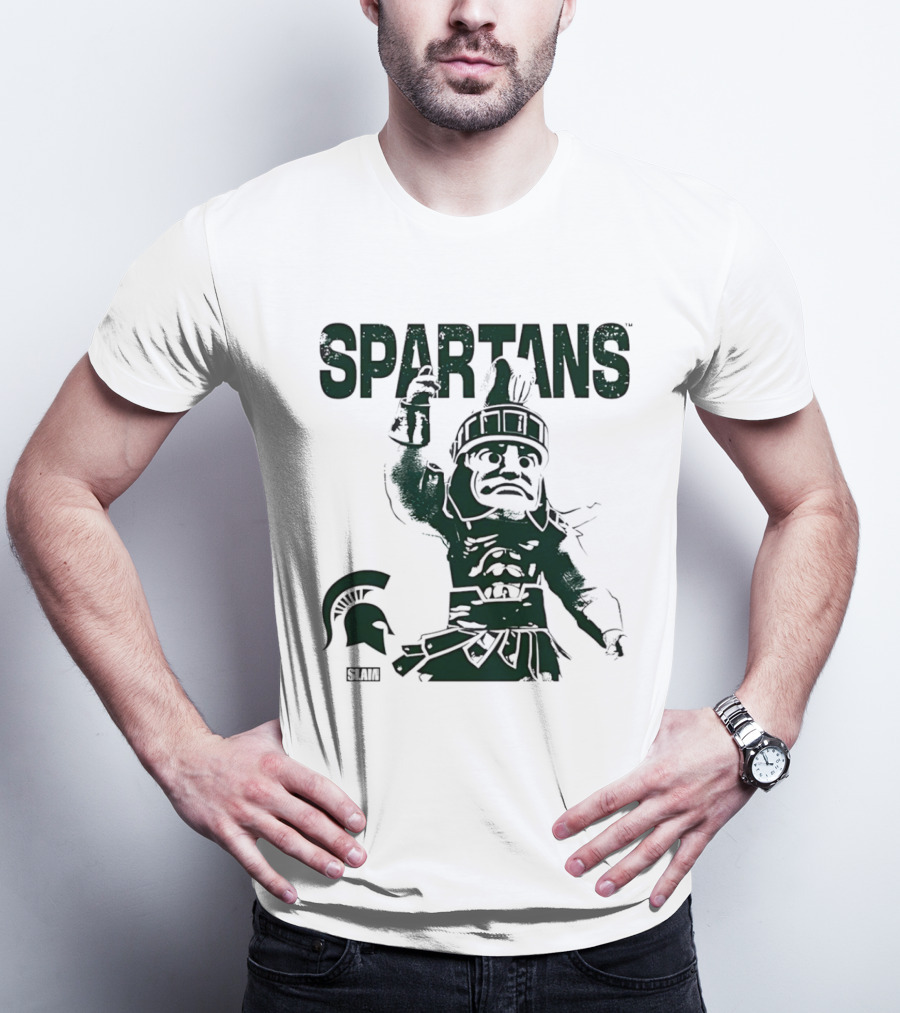 Michigan State Spartans Vintage Logo Mode Slam T-Shirt