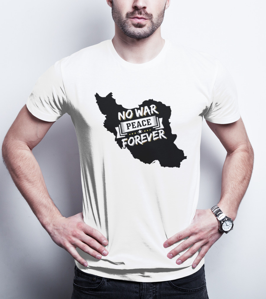No War Peace Forever Map T-Shirt