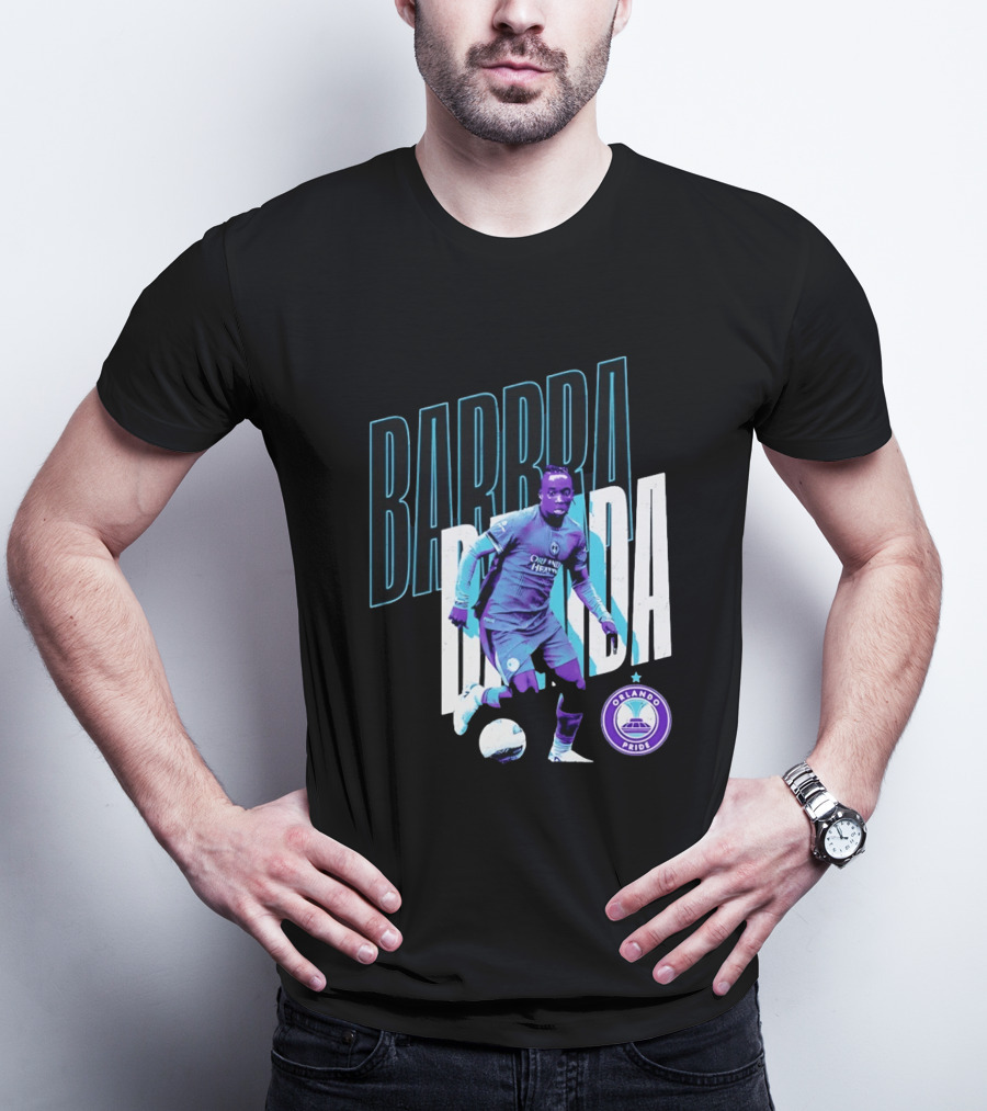 Barbra Banda Orlando Pride Soccer Player Action Pose T-Shirt