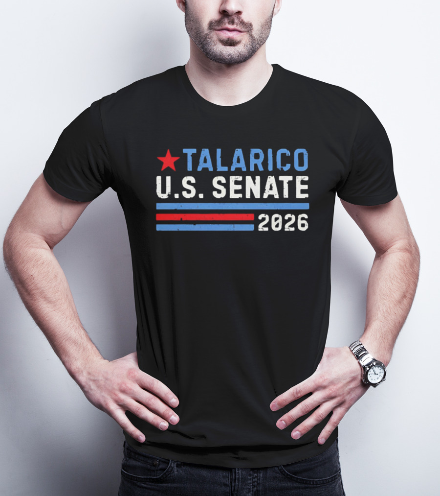 Talarico U.S. Senate 2026 Campaign Star And Stripes T-Shirt
