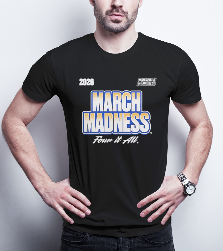 2026 NCAA Women's Basketball March Madness Four It All T-Shirt