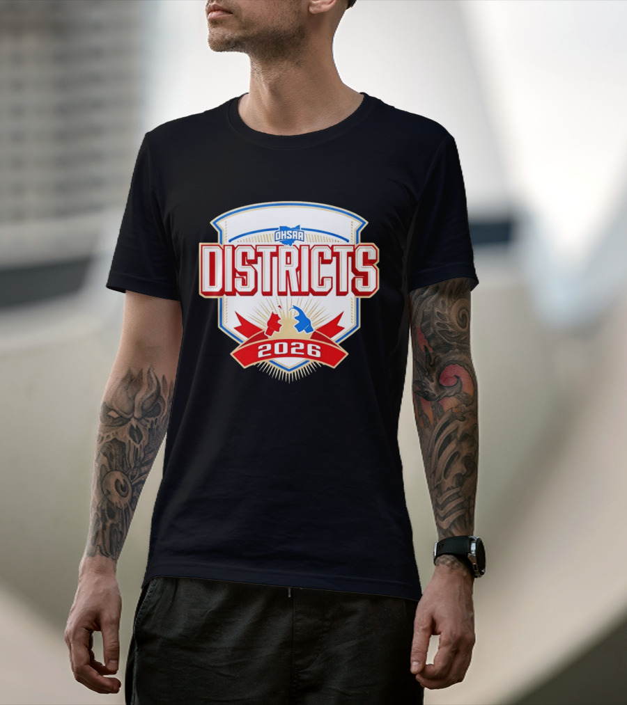 OHSAA 2026 Boys Wrestling Districts T-Shirt