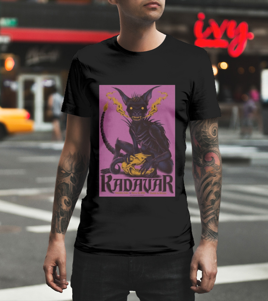 Kadavar Pabellón Oeste March 14 2026 Ciudad De Mexico Tour T-Shirt