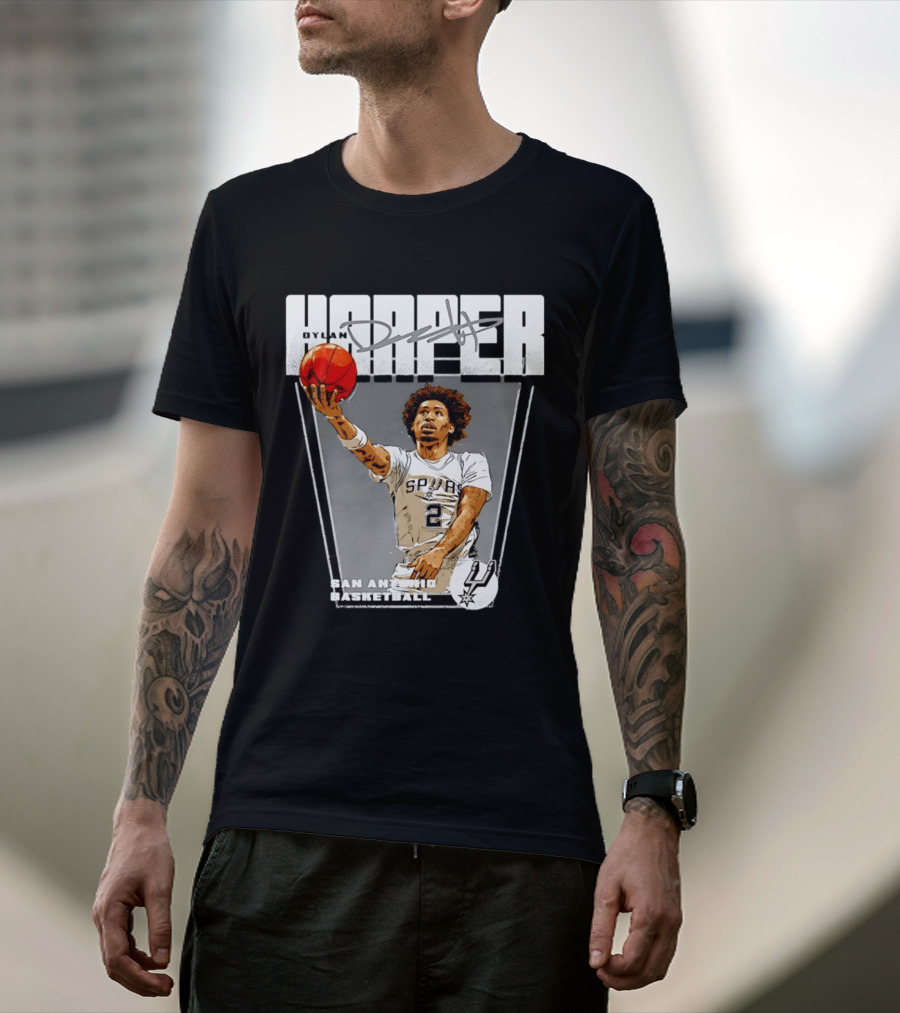 Dylan Harper San Antonio Spurs Basketball Premiere T-Shirt