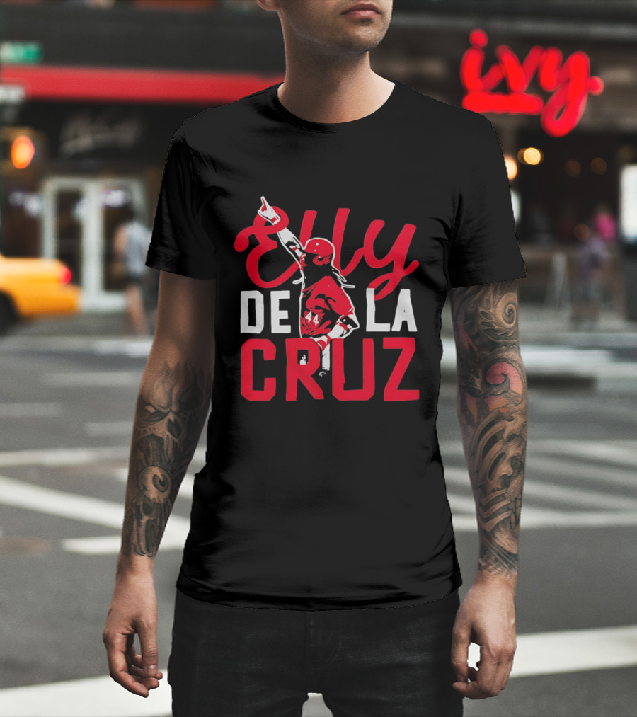 Elly De La Cruz Cincinnati Reds 44 Handcrafted Superstar T-Shirt