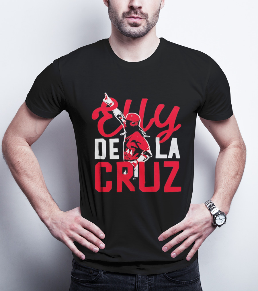 Elly De La Cruz Cincinnati Reds 44 Handcrafted Superstar T-Shirt