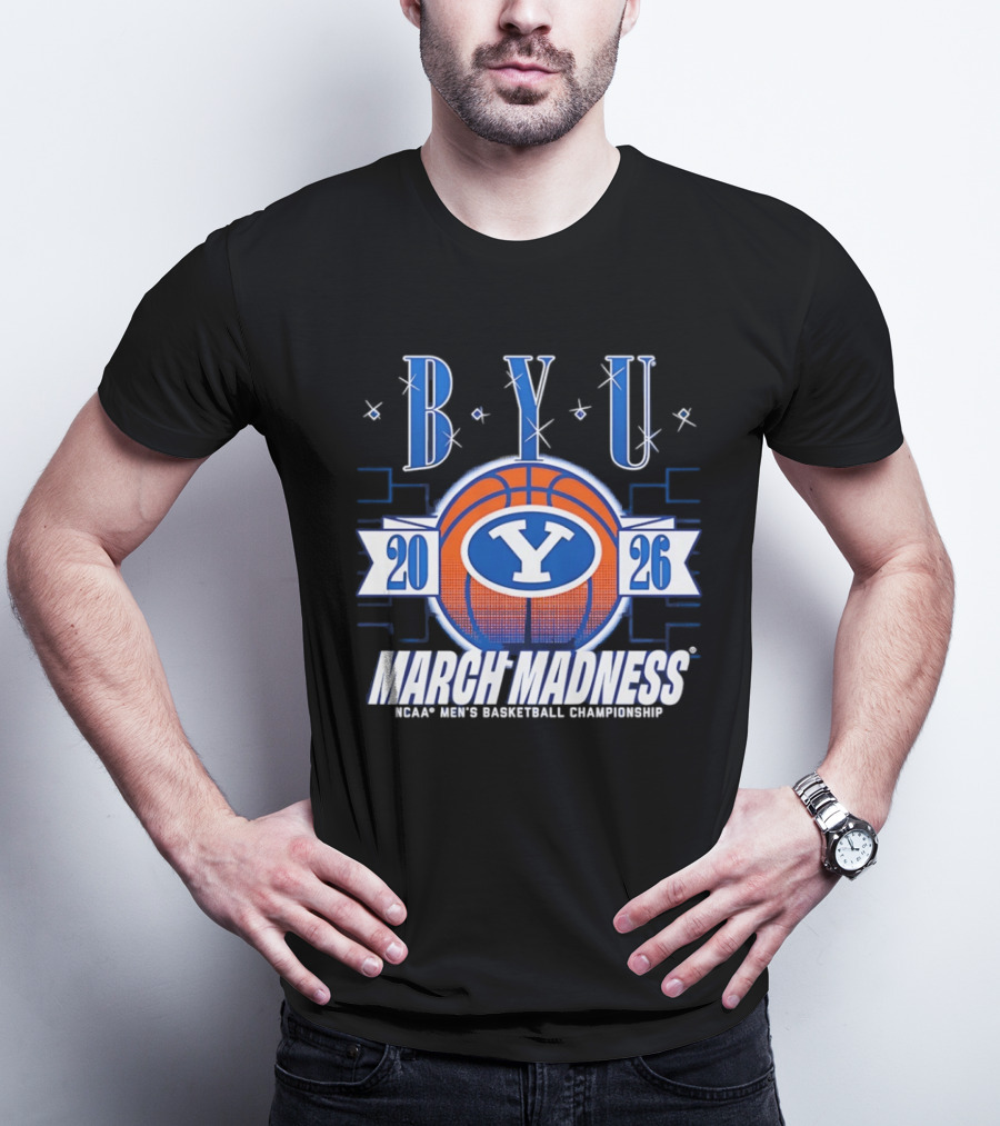 BYU Cougars 2026 NCAA Men's Basketball Championship March Madness T-Shirt