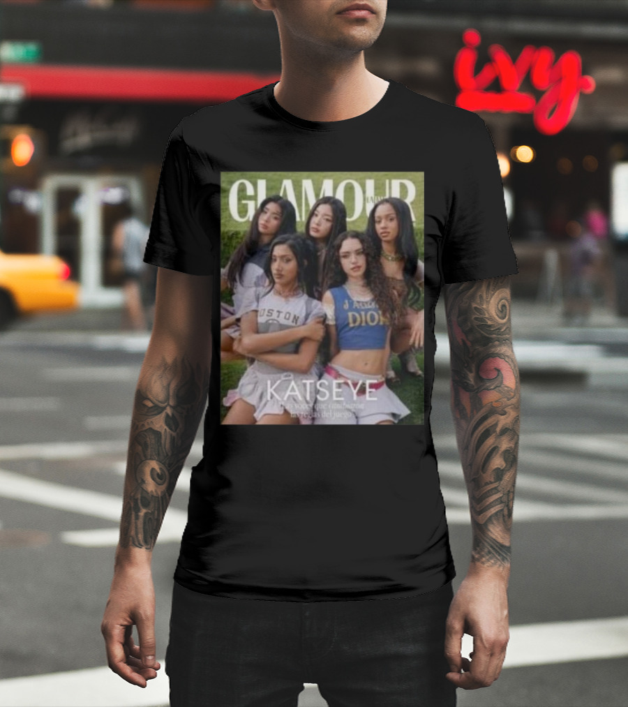 Glamour Latinoamérica Katseye Dior Boston Style Cover T-Shirt