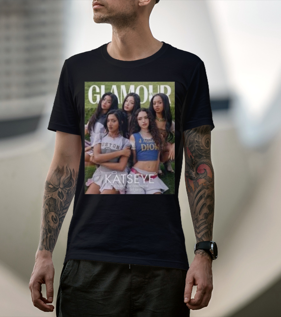 Glamour Latinoamérica Katseye Dior Boston Style Cover T-Shirt