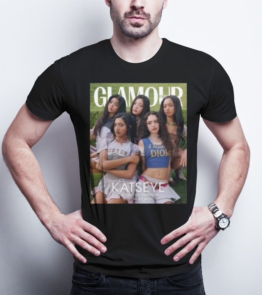 Glamour Latinoamérica Katseye Dior Boston Style Cover T-Shirt