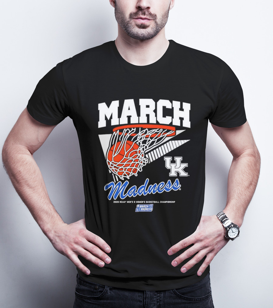 March Madness Kentucky Wildcats MBB WBB 2026 NCAA Basketball Championship T-Shirt