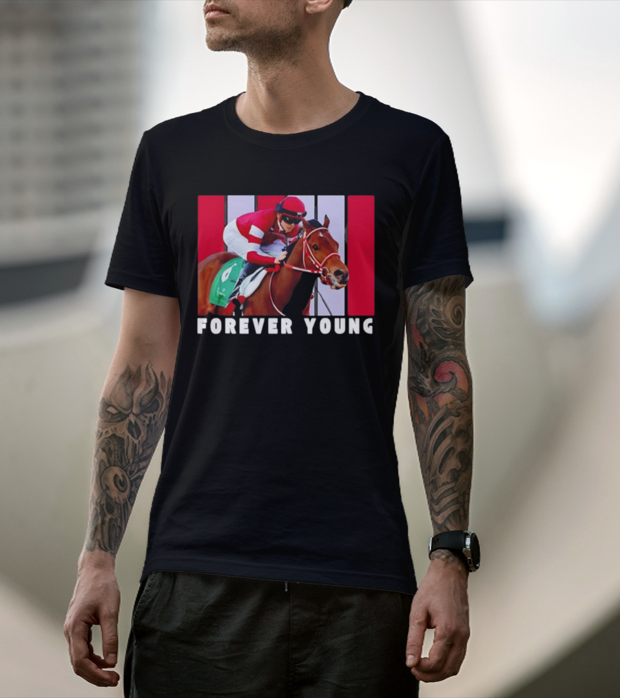 Forever Young Horse Racing Santa Anita T-Shirt