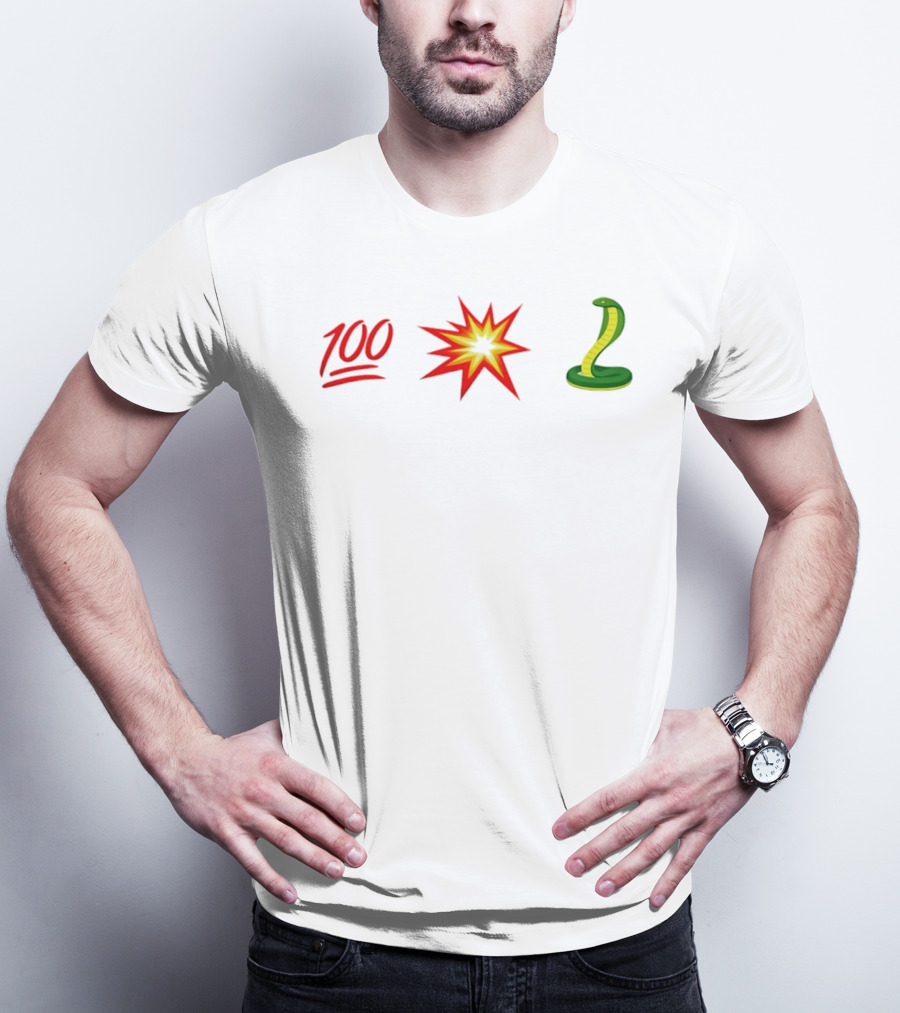 Wilt Bam Kobe 100 Explosion Snake T-Shirt