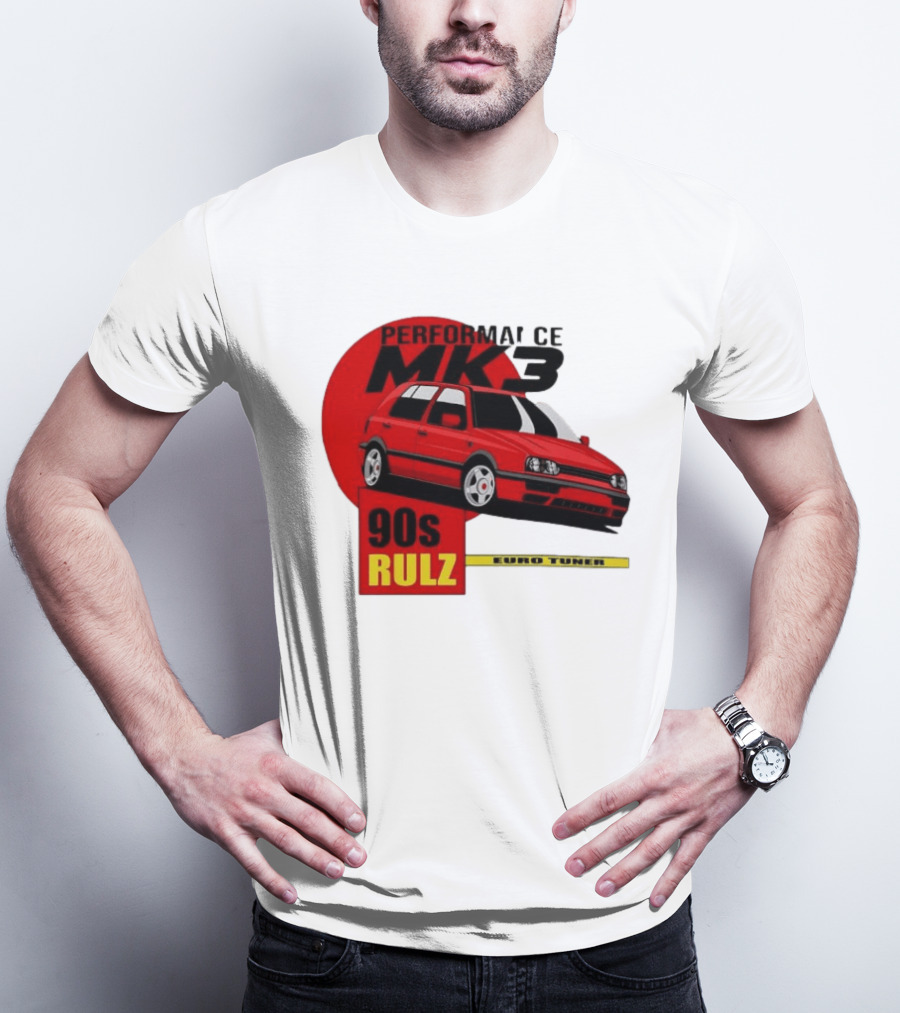 Performance MK3 90s Rulz Euro Tuner T-Shirt