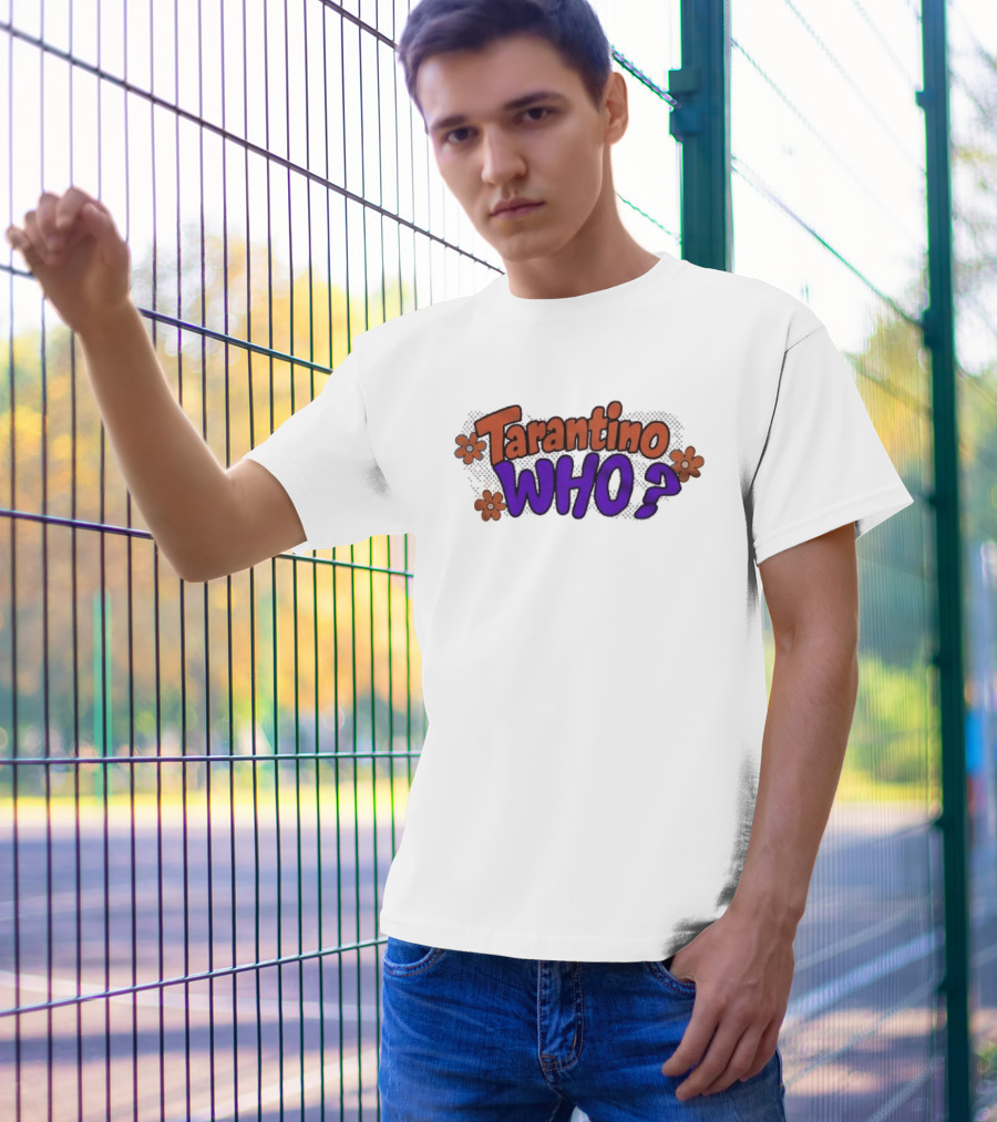 Tarantino Who Retro Groovy Flowers T-Shirt