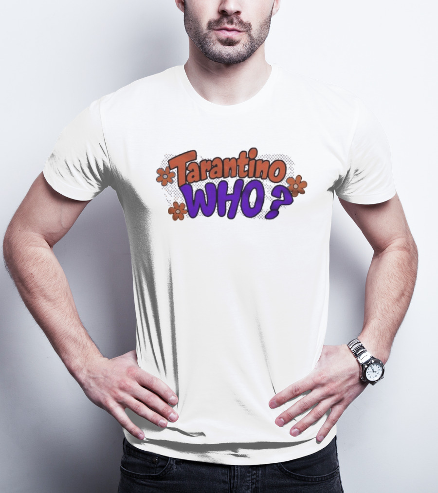 Tarantino Who Retro Groovy Flowers T-Shirt