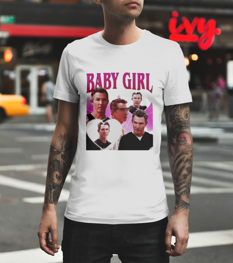 BABY GIRL Dr. Jack Abbot Collage Fashion Trend T-Shirt