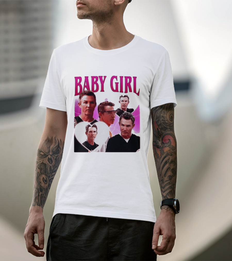 BABY GIRL Dr. Jack Abbot Collage Fashion Trend T-Shirt