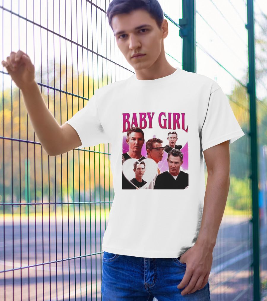 BABY GIRL Dr. Jack Abbot Collage Fashion Trend T-Shirt