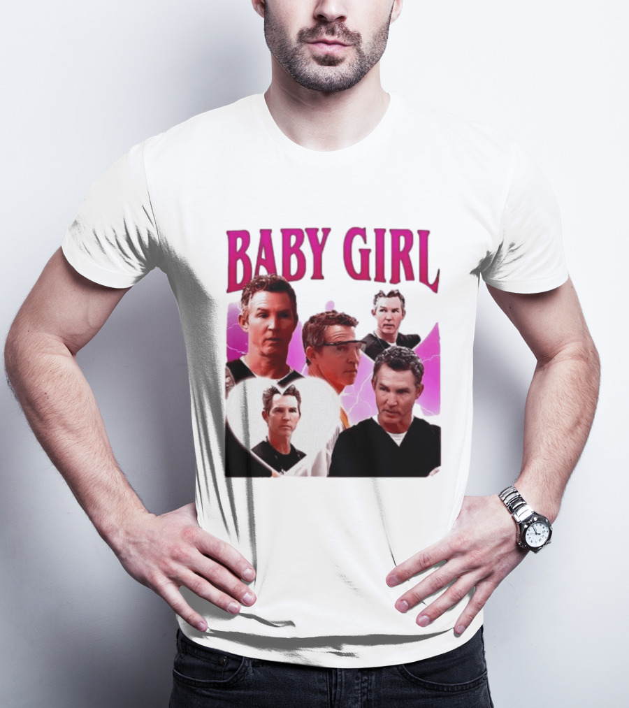 BABY GIRL Dr. Jack Abbot Collage Fashion Trend T-Shirt