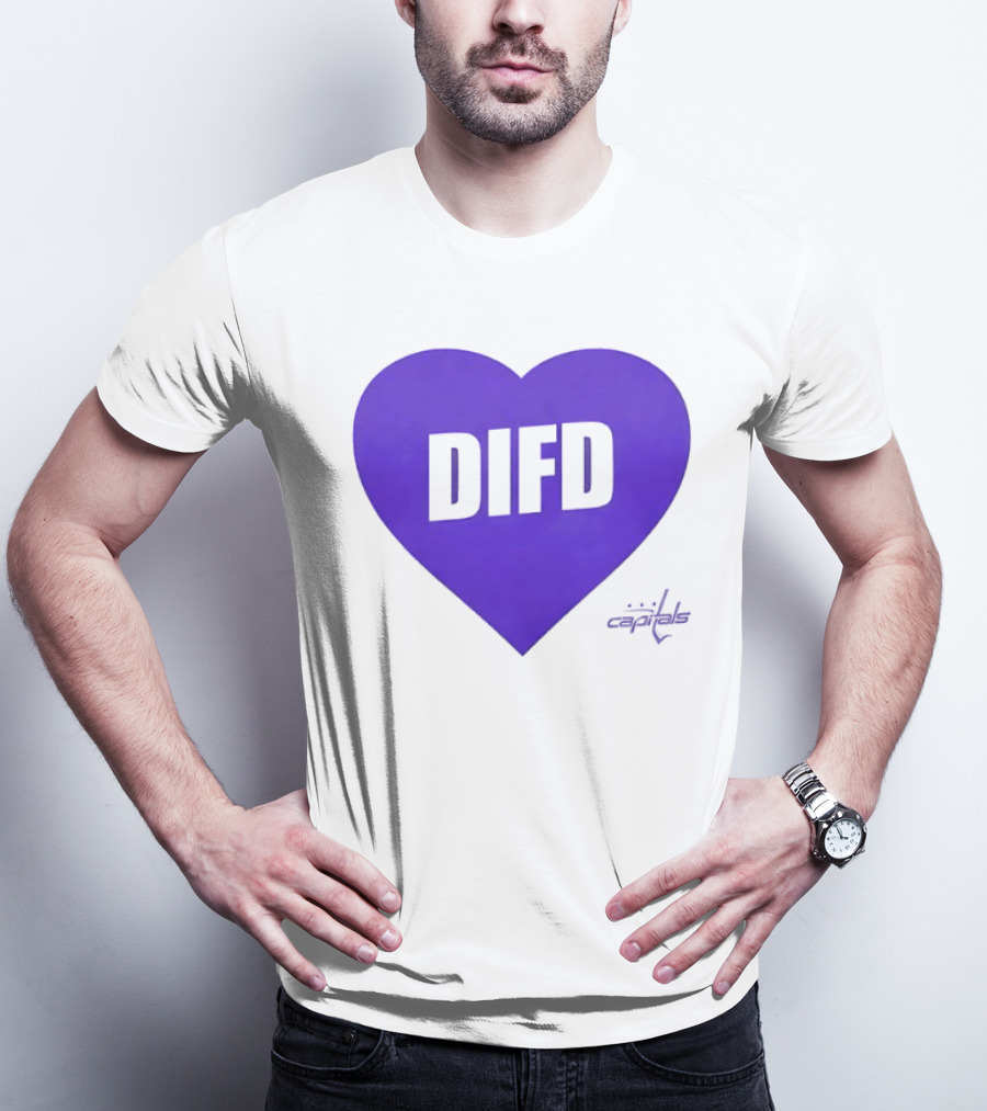 Washington Capitals DIFD Purple Heart T-Shirt