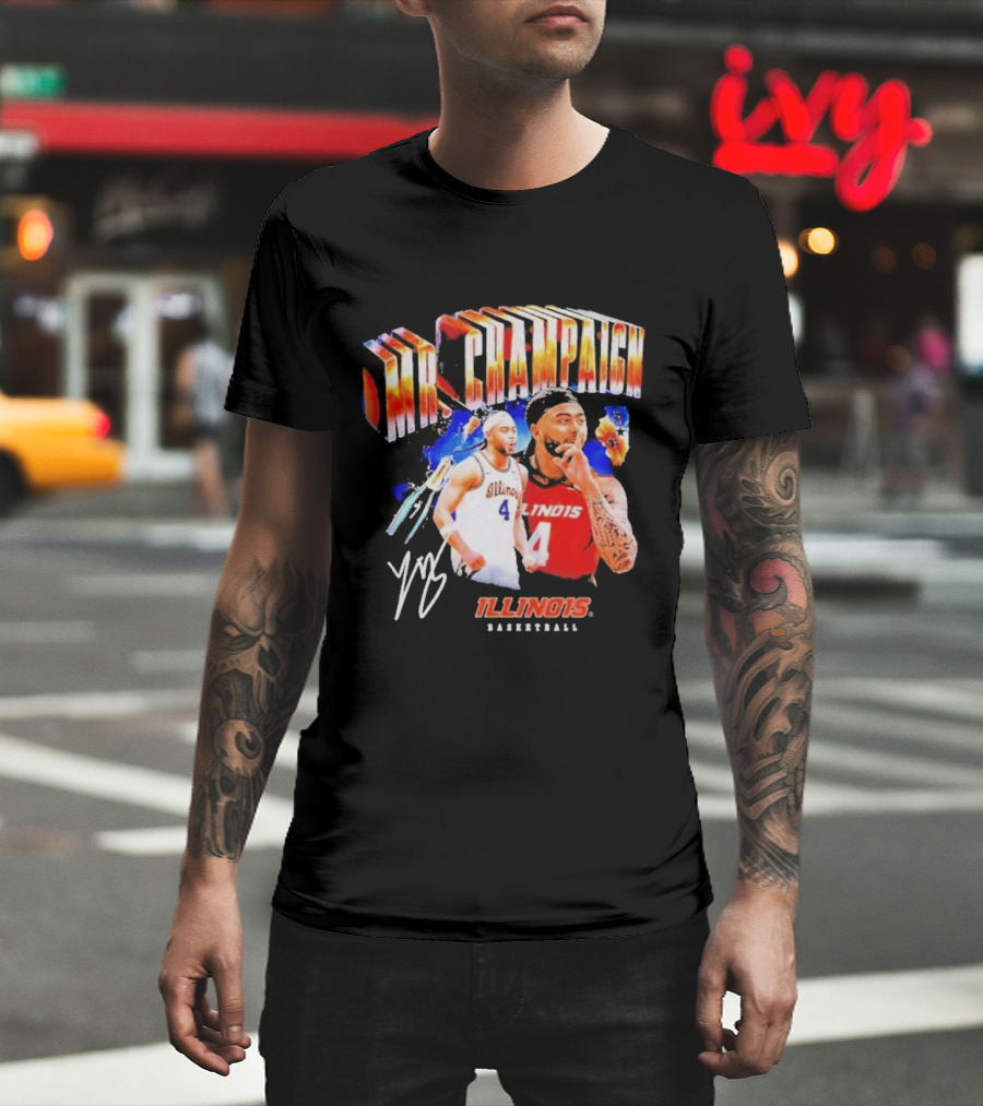 Mr Champaign Kylan Boswell Illinois Basketball T-Shirt