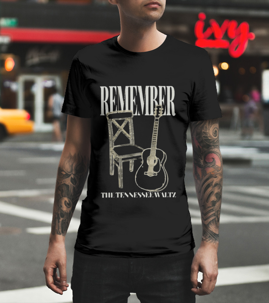 Remember The Tennessee Waltz Chair And Guitar T-Shirt