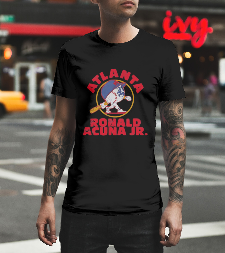 Atlanta Ronald Acuña Jr Baseball Buddy MLB Braves T-Shirt