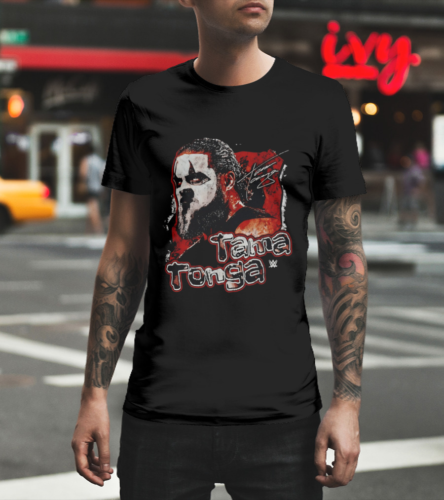 Tama Tonga WWE Grunge Style Design Signature T-Shirt