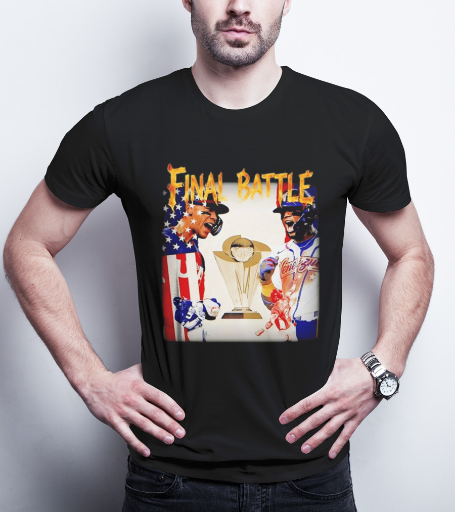 Final Battle USA Venezuela World Baseball Classic 2026 Championship Showdown T-Shirt