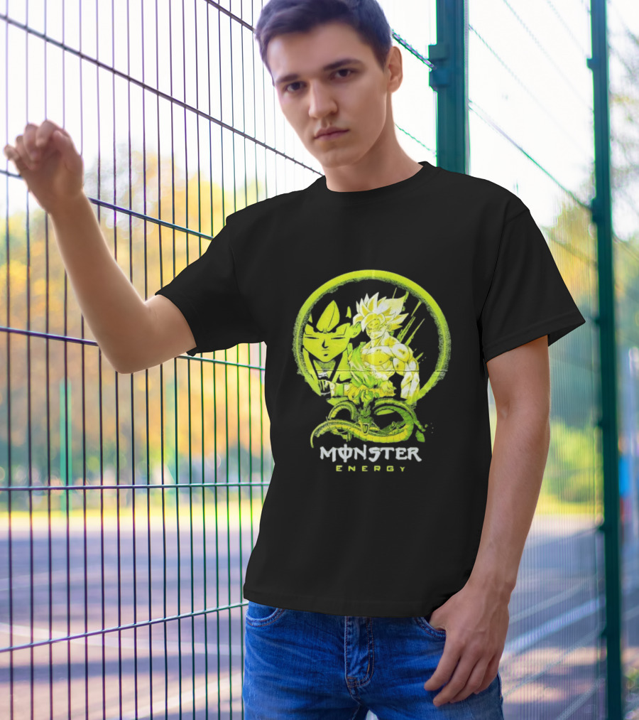 Songoku Dragon Ball Monster Energy Shenron Fusion T-Shirt