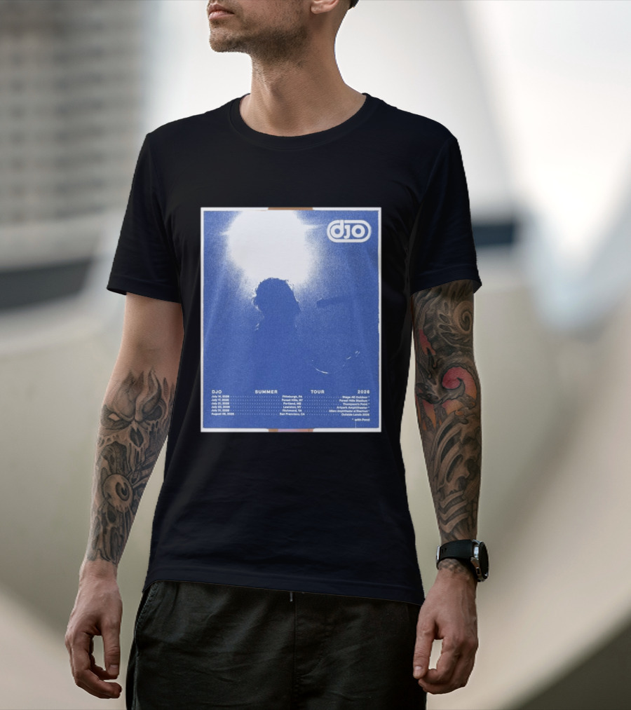 Djo Summer Tour 2026 Pittsburgh New York New Haven Louisville Milwaukee San Francisco T-Shirt