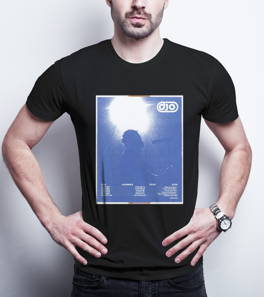 Djo Summer Tour 2026 Pittsburgh New York New Haven Louisville Milwaukee San Francisco T-Shirt