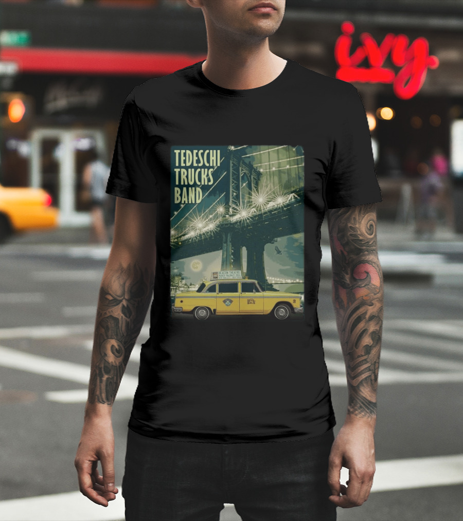 Tedeschi Trucks Band Beacon Theatre New York 2026 March 18 20 21 Week 2 Taxi Bridge T-Shirt