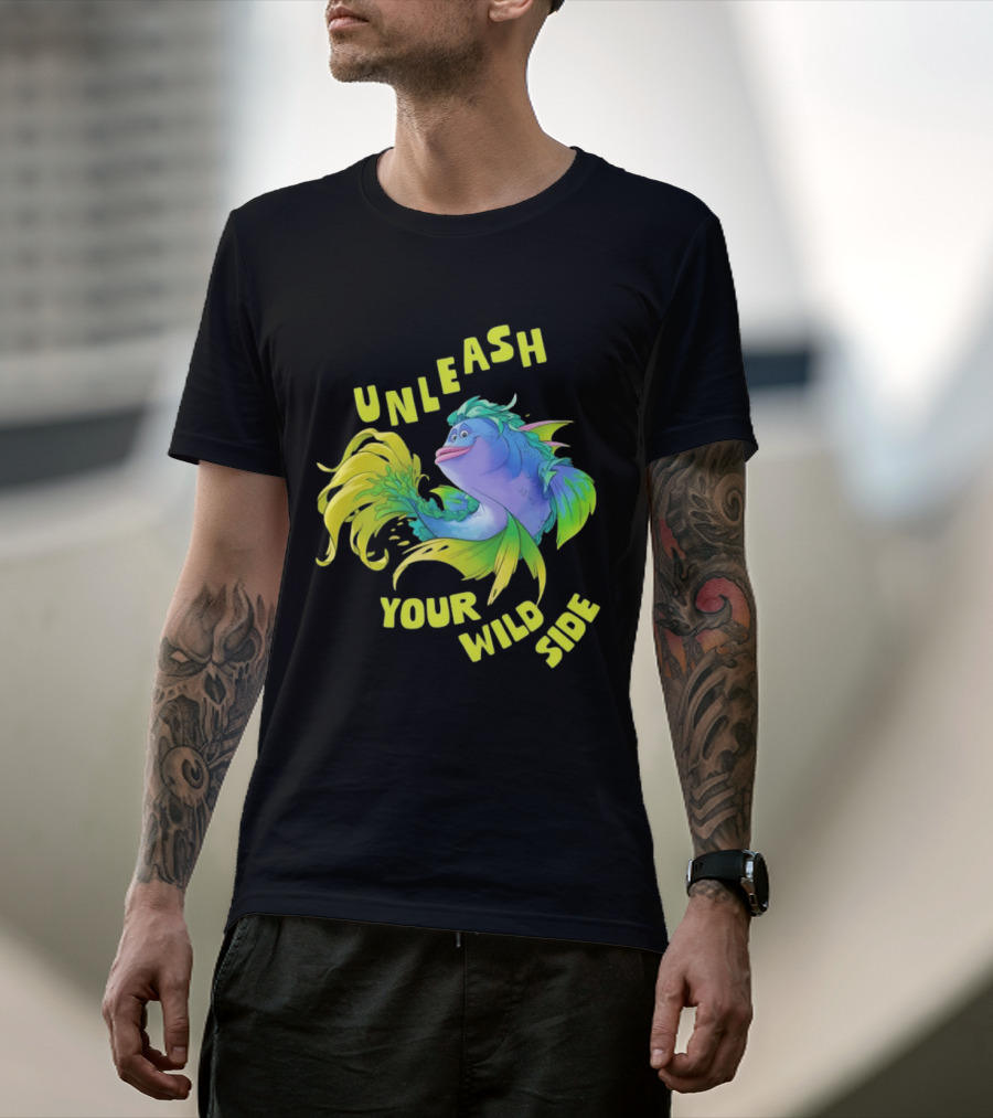 Unleash Your Wild Side Vibrant Fish Adventure T-Shirt