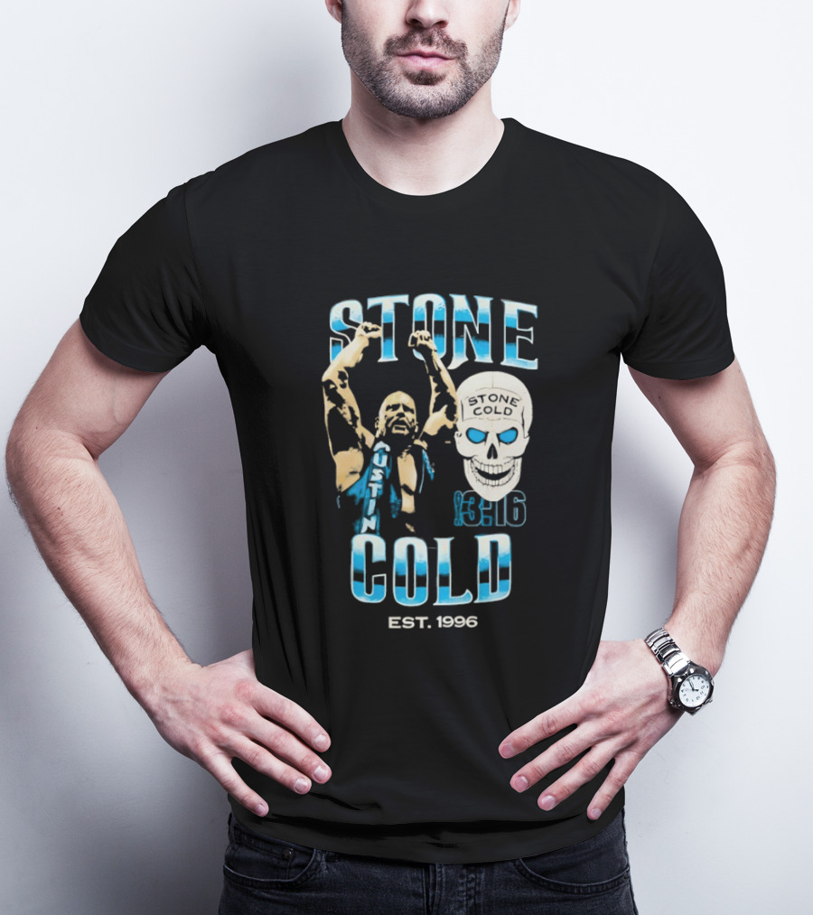 Stone Cold Steve Austin 3 16 Skull Est 1996 T-Shirt