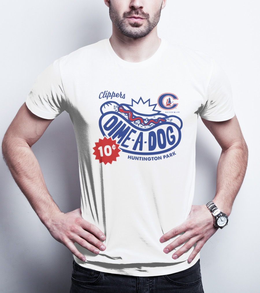 Clippers Dime A Dog 10¢ Huntington Park T-Shirt