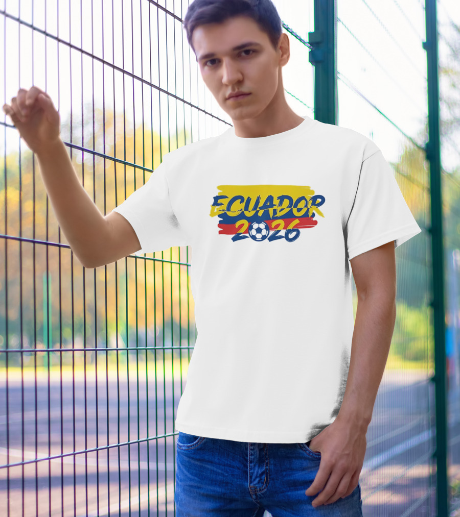 Ecuador 2026 Soccer Ball Ecuadorian National T-Shirt