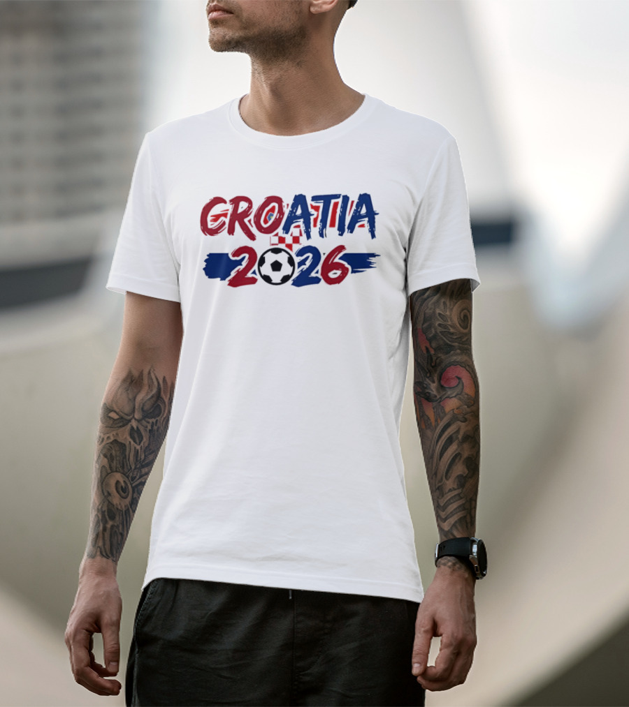 Croatia World Cup 2026 Soccer Team Fan Gear T-Shirt