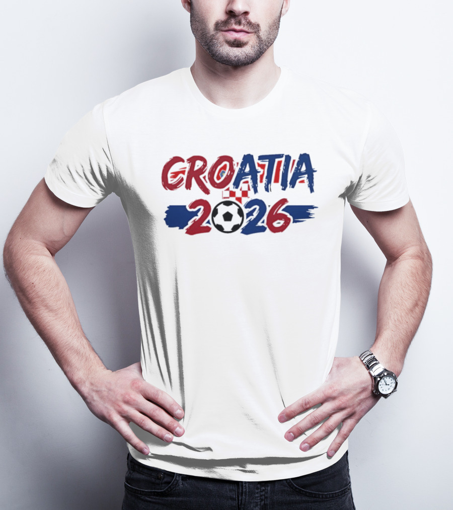Croatia World Cup 2026 Soccer Team Fan Gear T-Shirt