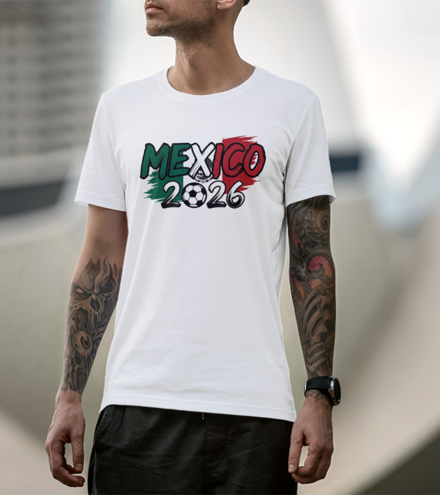 Mexico 2026 Soccer Fan Celebration National Team T-Shirt