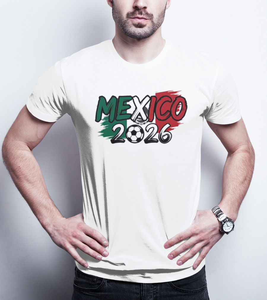 Mexico 2026 Soccer Fan Celebration National Team T-Shirt