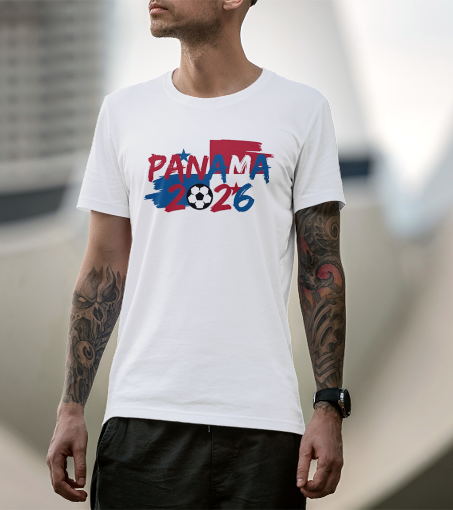 Panama 2026 Soccer Team World Cup Soccer Ball T-Shirt
